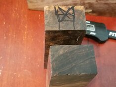 Desert ironwood (Olneya tesota) burl knife scale turning blanks ...