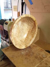 Tiger Striped Maple Bowl | WoodBarter