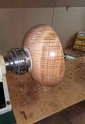 Tiger Striped Maple Bowl | WoodBarter